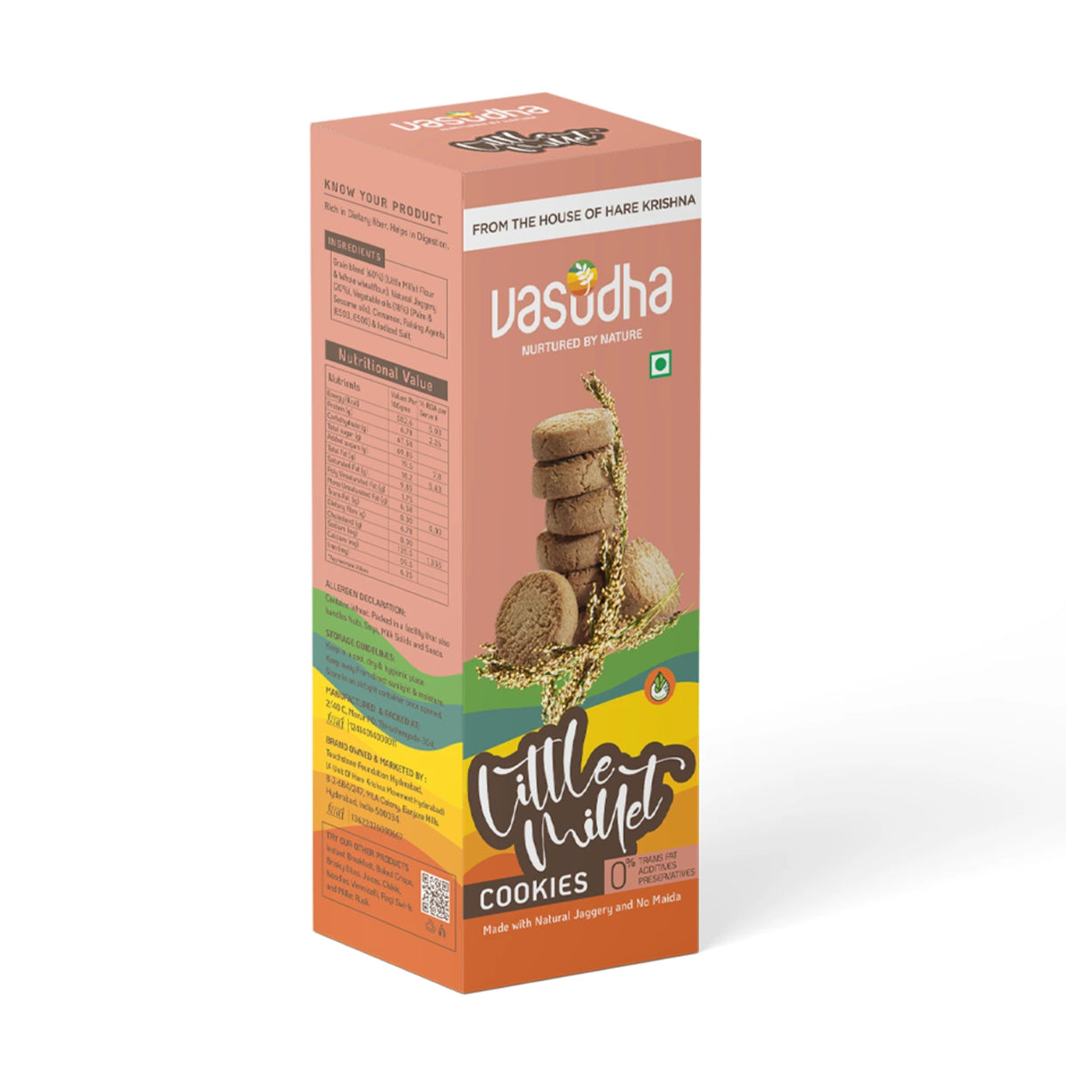 Little Millet Cookies 100grams – Vasudha Foods